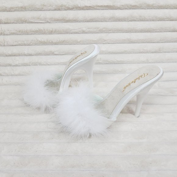 Fabulicious | Shoes | Pleasers Fabulicious Poise Marabou Feather High ...